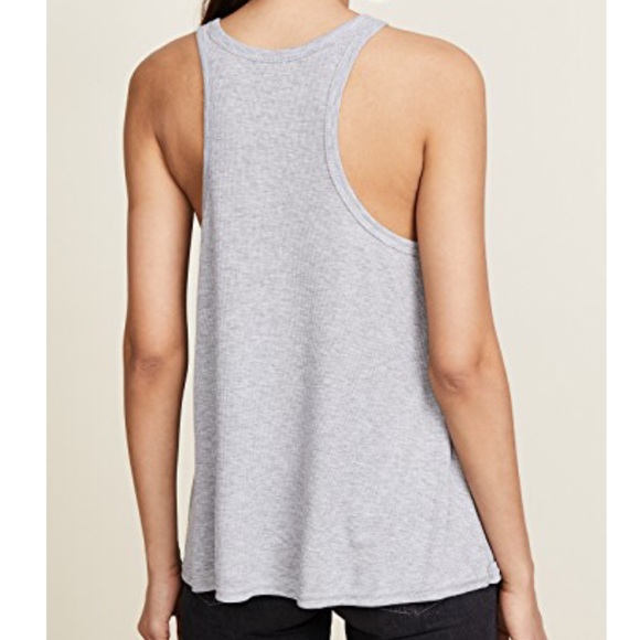 Free People | Tops | Free People Long Beach Racerback Swing Ribbed Tank ...